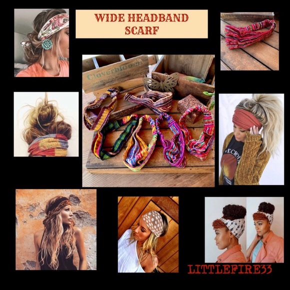 fire monkey | Accessories | Artisanal Mayan Ethnic Wide Scarf Head ...